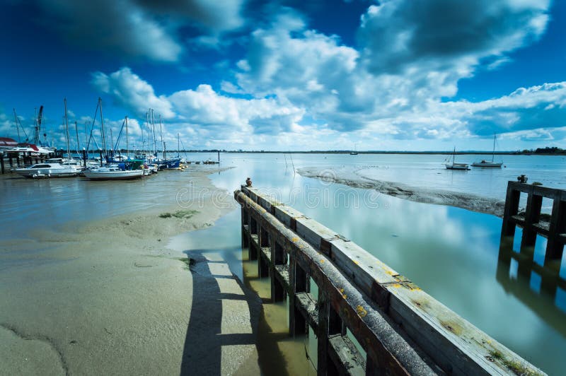 Lock at Heybridge Basin stock photo. Image of reflections - 72186940