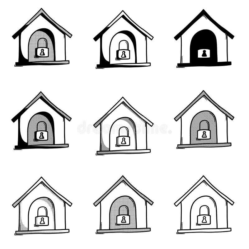 Hand Drawing House Rent Design Stock Illustrations – 838 Hand Drawing ...