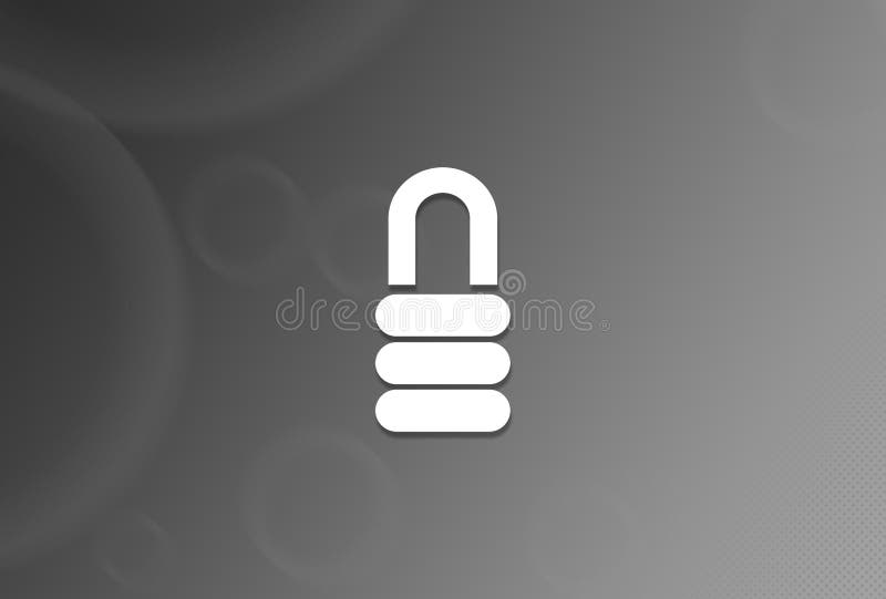 Lock icon stock illustration. Illustration of safe, glossy - 262111684