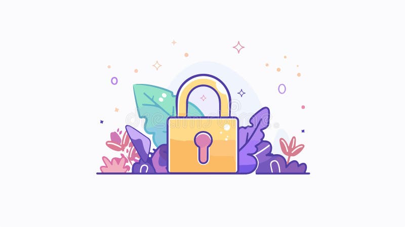 Modern Lock Icon for Web Design and UI Development Stock Vector ...