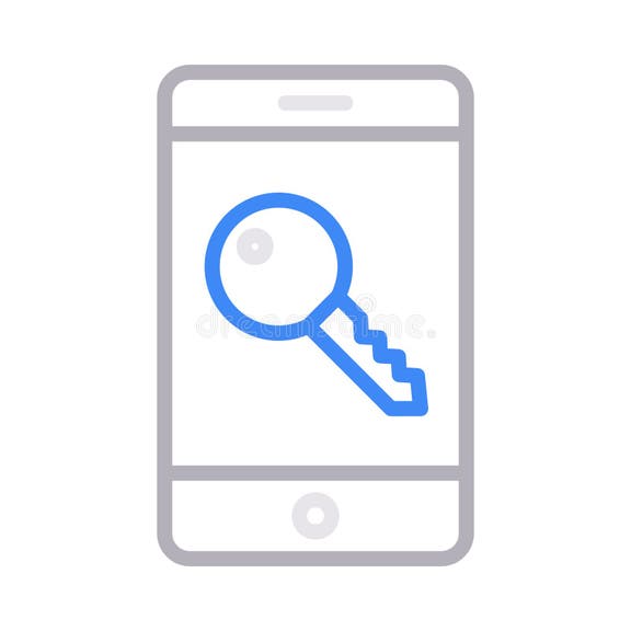 Lock Colour Line Vector Icon Stock Illustration - Illustration of house ...