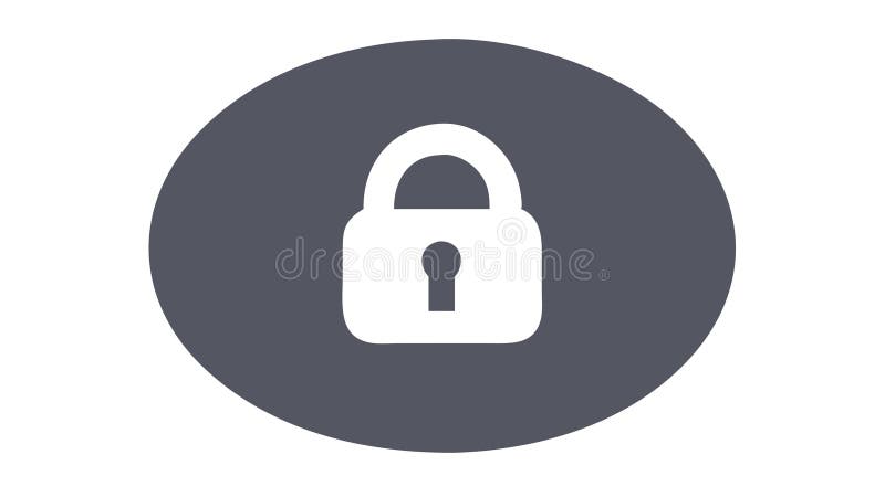 Lock Icon. Flat Vector Security, Private, and Access Graphic Symbol ...