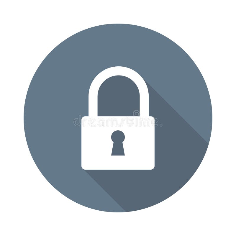 Lock icon stock illustration. Illustration of lock, safe - 98688588