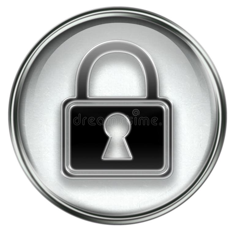 Grey Padlock Icon Stock Illustrations – 4,362 Grey Padlock Icon Stock ...