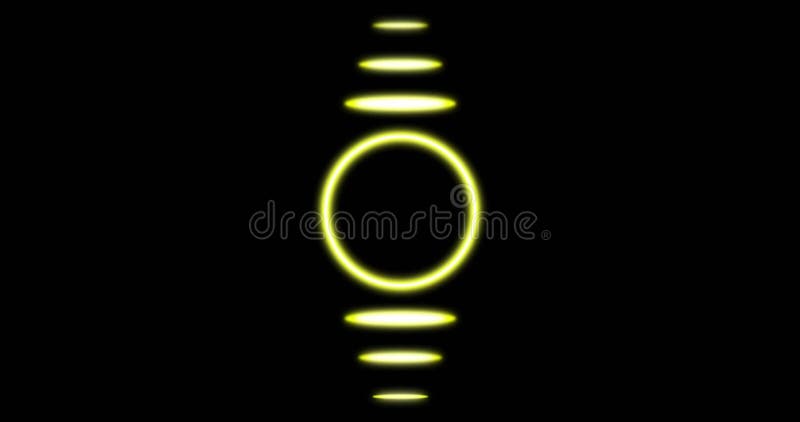 Lock Icon and Neon Lines, Data Security Image Stock Illustration ...