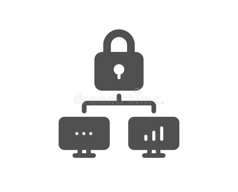 Lock Icon. Network Protection Sign. Vector Stock Vector - Illustration ...