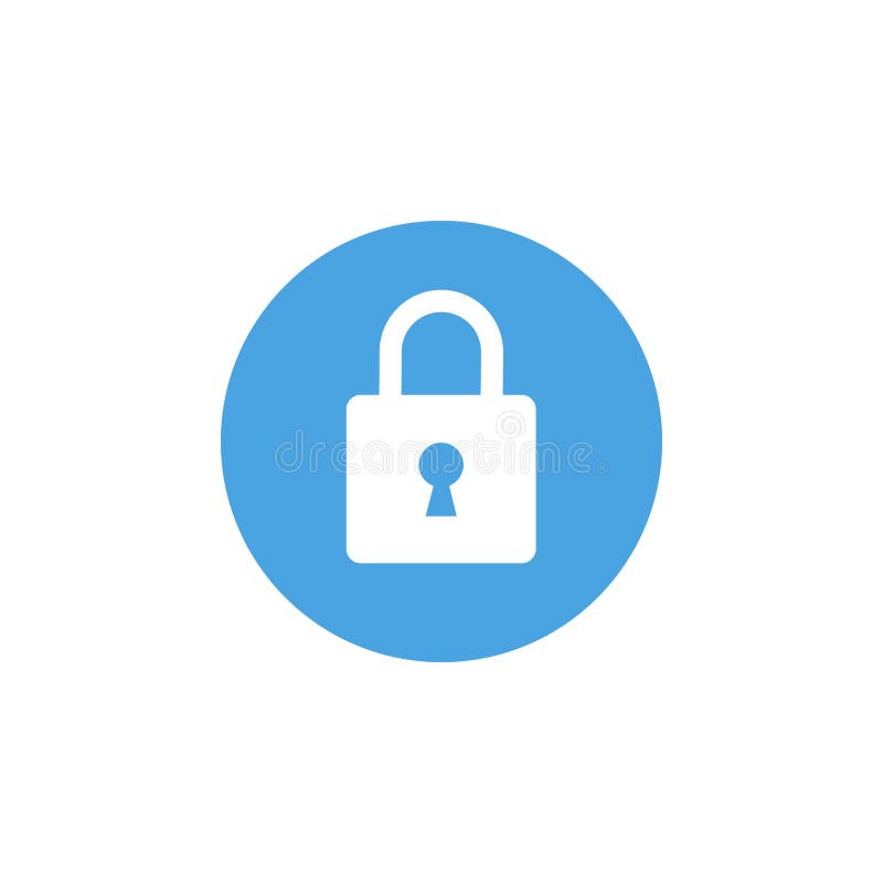 Lock Icon. Padlock Sign. Unlock. Vector Illustration. Flat Design ...