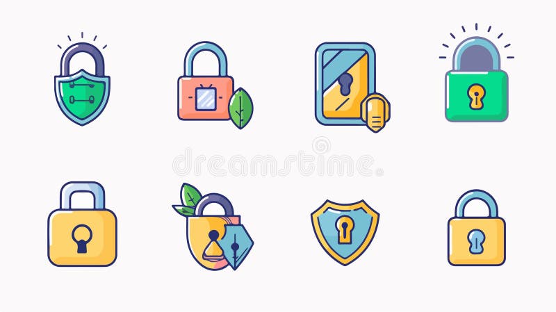 Professional Lock Icon for Identity - Secure Data with Digital Security ...