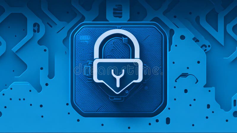 Lock Icon for Security and Cybersecurity. Access To Networks, the ...