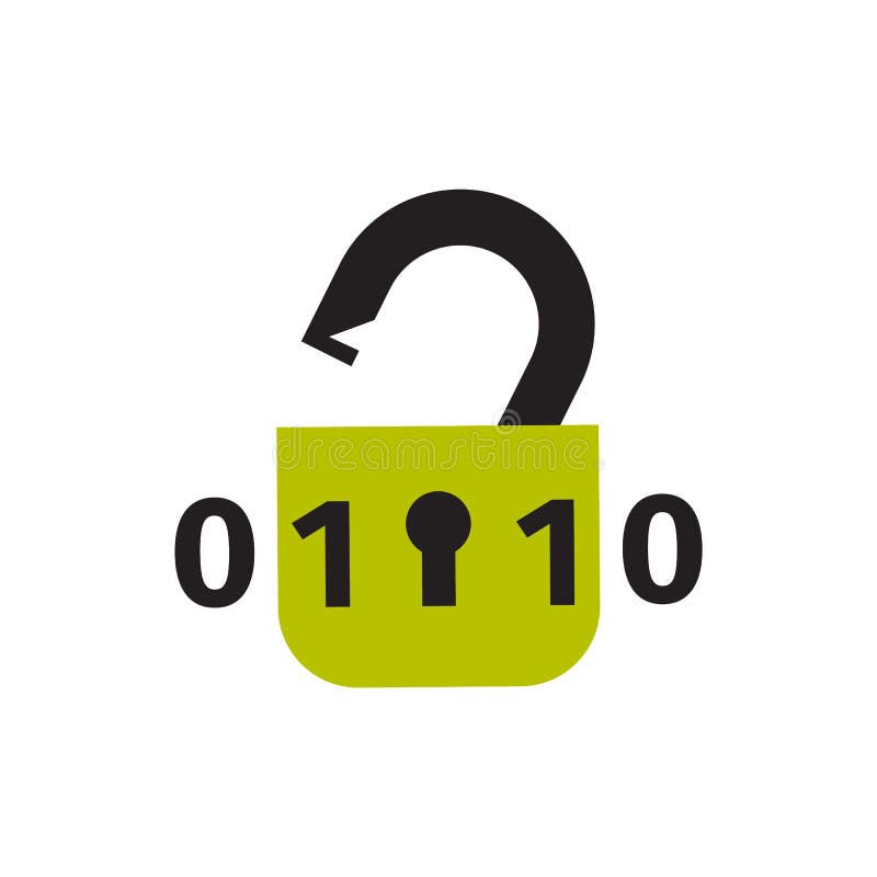 Lock Icon Security Protection Safety Password Sign Privacy Element and ...