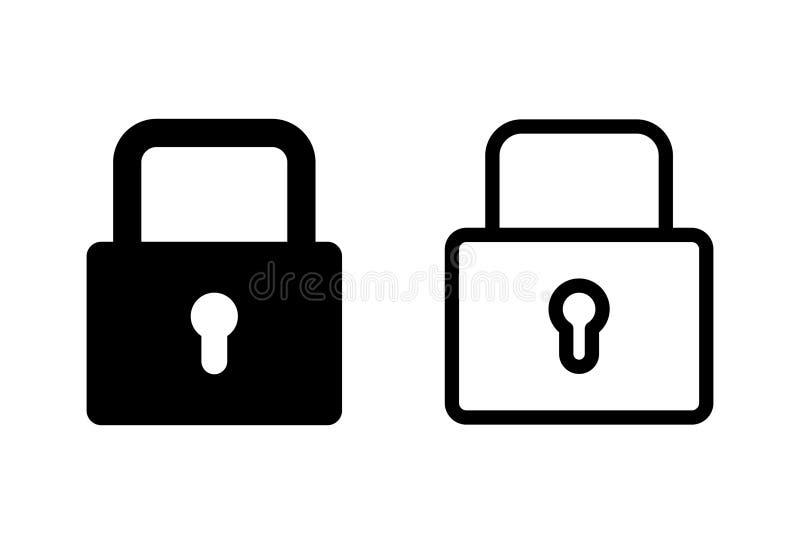 Lock Icon . Padlock Icon Vector. Encryption Icon. Security Symbol Stock ... Lock Icon . Padlock Icon Vector. Encryption Icon. Security Symbol Stock ...