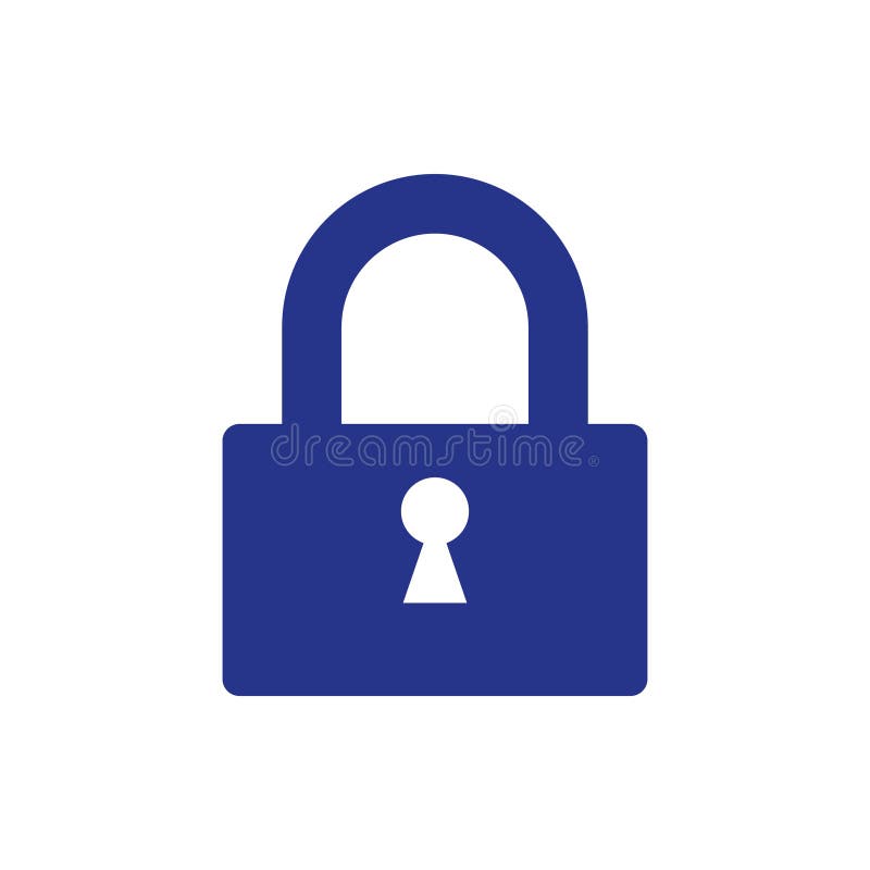 Lock Icon Stock Vector Illustration Flat Design Style Stock Vector ...