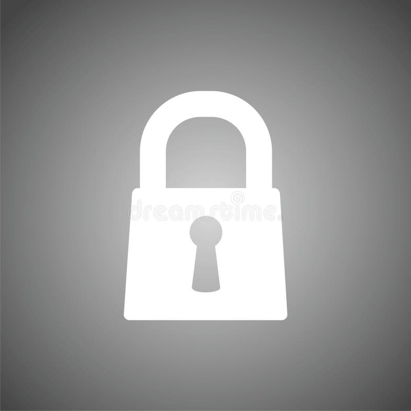 Lock Icon, Lock Icon Vector Stock Vector - Illustration of password ...