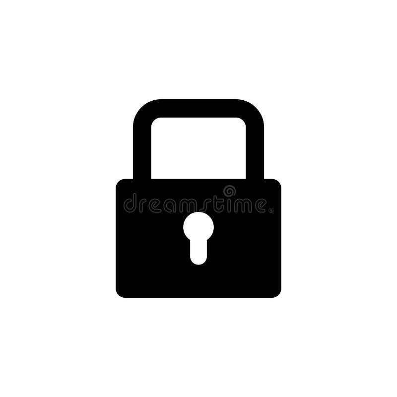 Lock Icon . Padlock Icon Vector. Encryption Icon. Security Symbol Stock ...