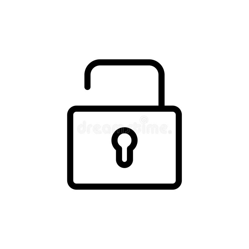 Lock Icon . Padlock Icon Vector. Encryption Icon. Security Symbol Stock ...