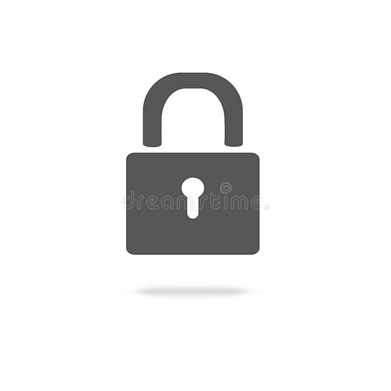 Lock Icon, Simple Sign in Flat Style Stock Vector - Illustration of ... Lock Icon, Simple Sign in Flat Style Stock Vector - Illustration of ...