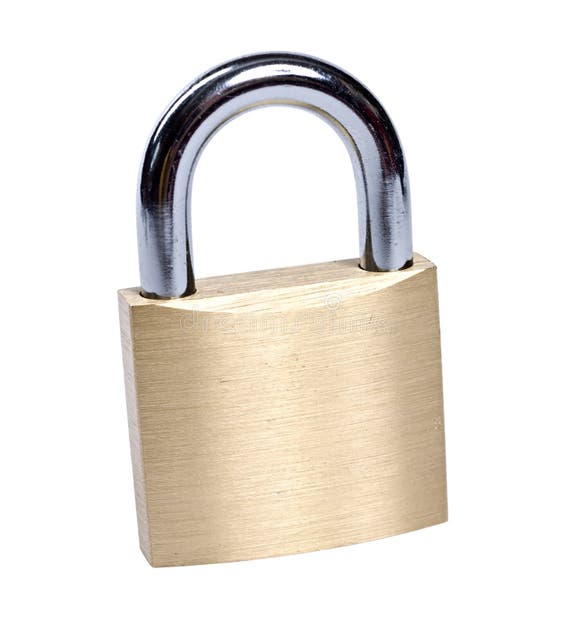 Lock isolated stock image. Image of loop, concepts, isolated - 5507565