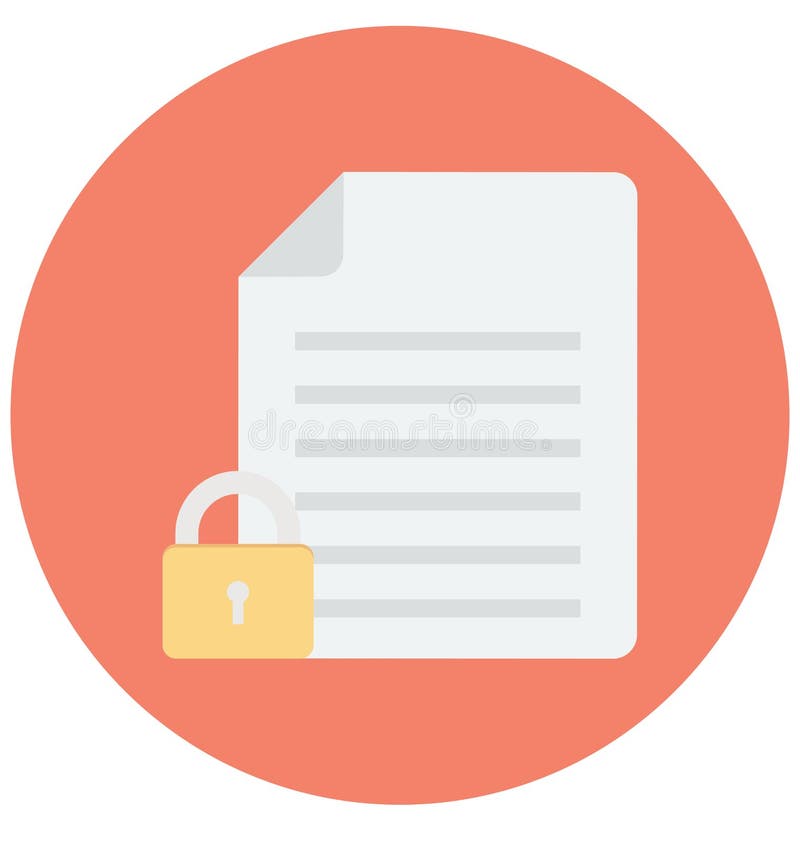 Lock Isolated Vector Icon that Can Be Easily Edit or Modified Stock ...