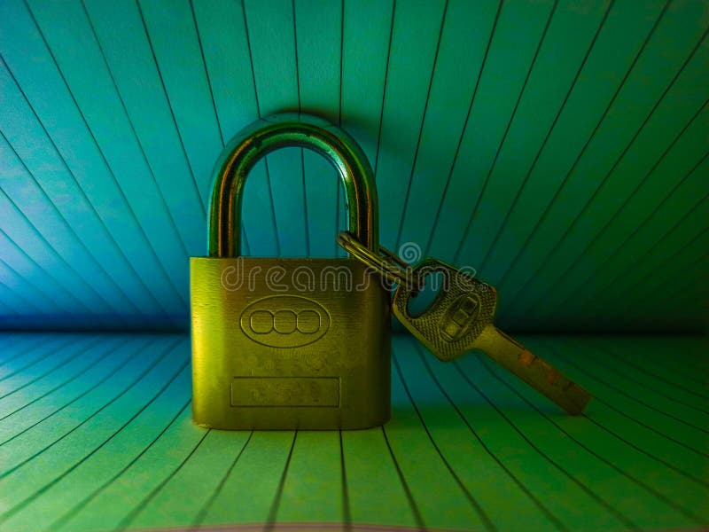 A lock and its key stock photo. Image of lock, creative - 171677588