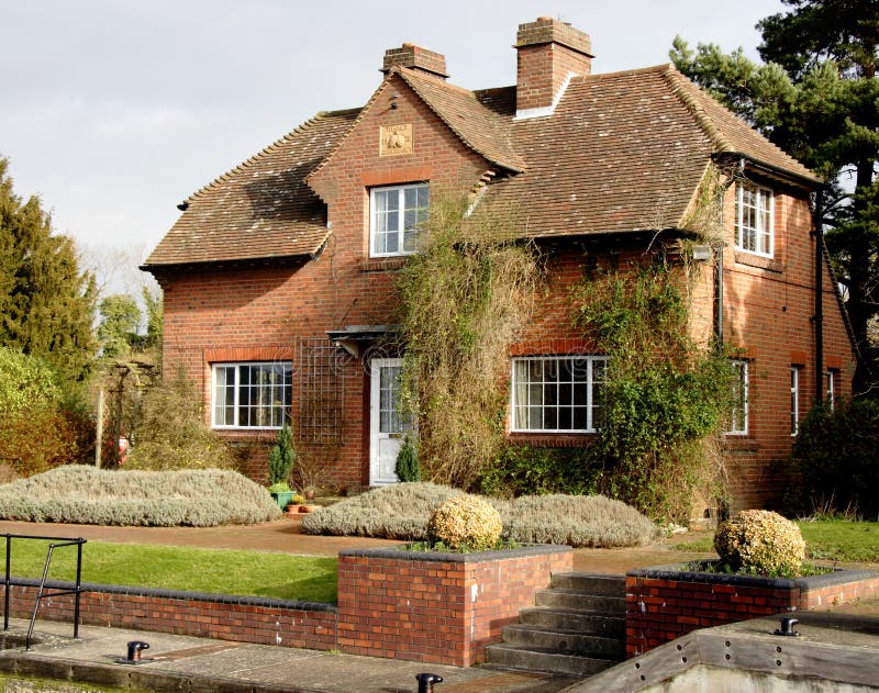 Lock-Keeper s House stock image. Image of lock, architecture - 1842747
