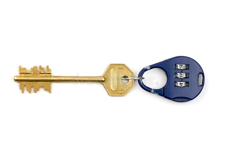 Key on lock stock image. Image of protection, closed, extreme - 1938515