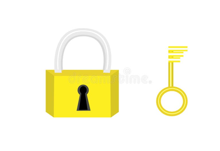 Yellow Lock Graphic Stock Illustrations – 5,825 Yellow Lock Graphic ...