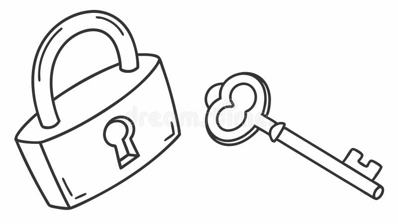 Lock and Key Illustration, Security, Access, Symbol, Solution, Vector ...