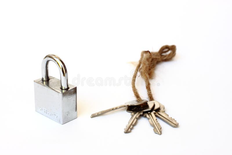 Padlock and chain stock image. Image of stability, padlock - 24190633