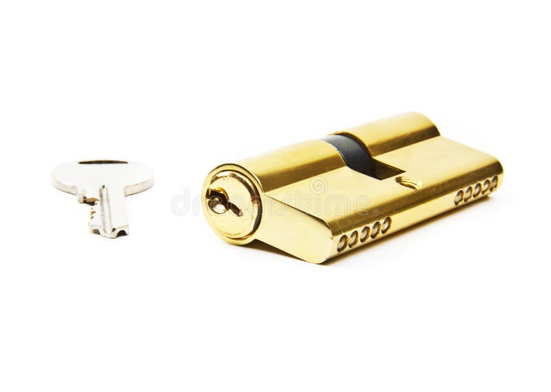 Lock and key isolated stock image. Image of business - 60532263