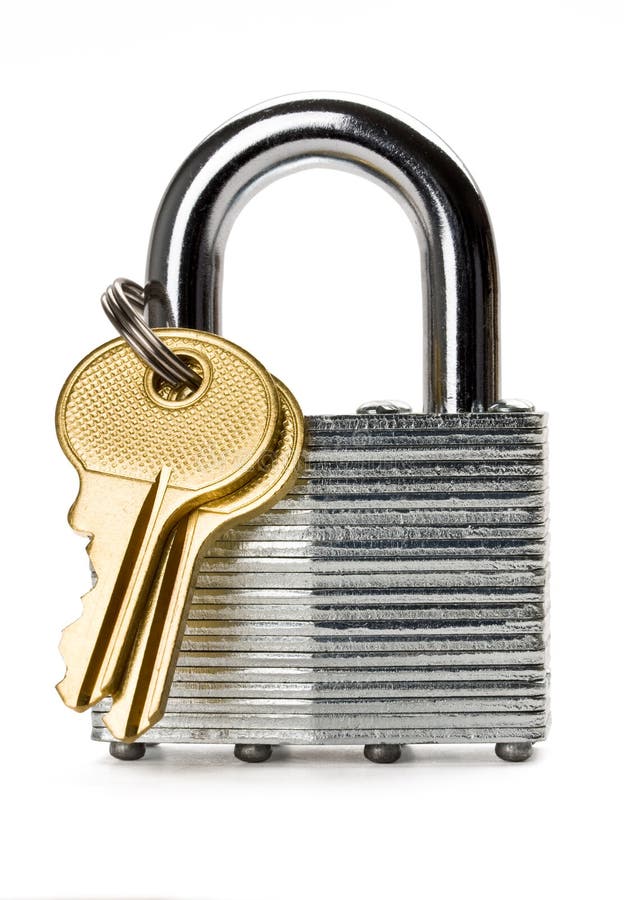 Lock and keys stock image. Image of satin, thief, secure - 15878723
