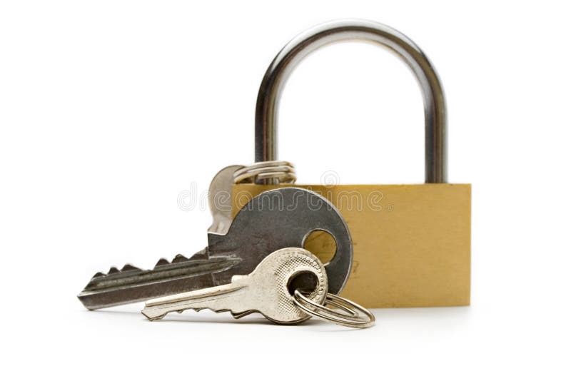Lock with keys stock image. Image of solid, padlock, steel - 21908729