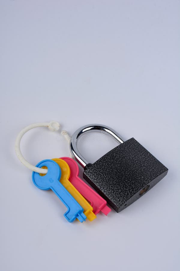 Padlock and keys stock image. Image of keyhole, cabinet - 266359869