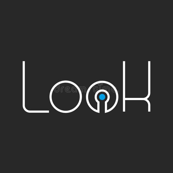 Lock Lettering Logo, Idea Mockup Security Icon Stock Vector ...