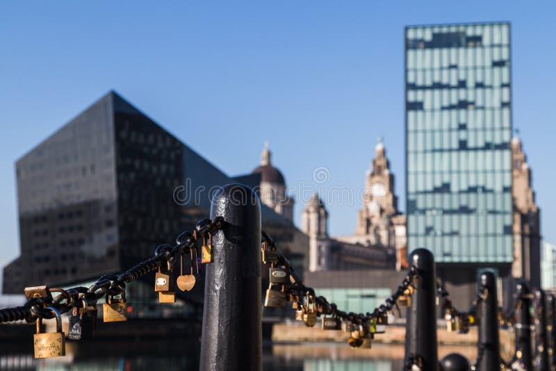 Lock locks in Liverpool editorial photo. Image of architecture - 178269551