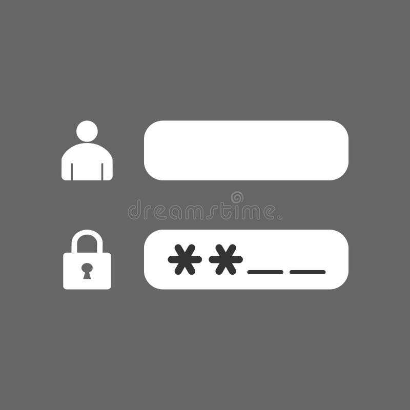 Lock, Login, Password, Safe Security Icon Vector Illustration Flat ... Lock, Login, Password, Safe Security Icon Vector Illustration Flat ...