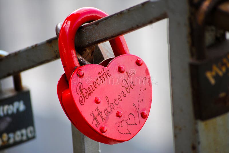 Lock of love stock image. Image of romantic, love, lock - 64780661