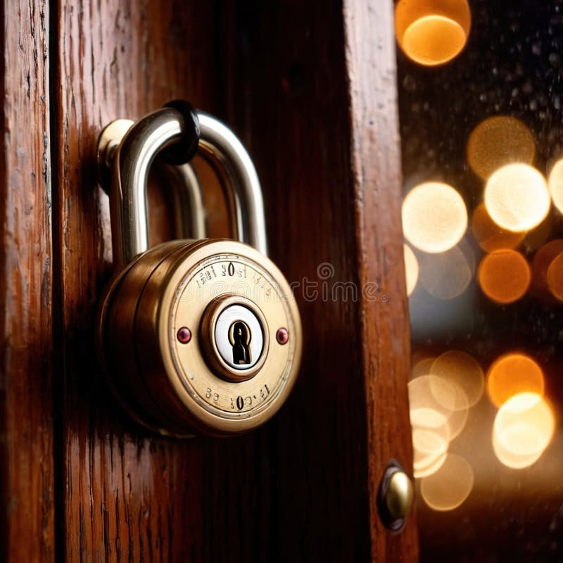 Lock , Mechanical Security Device To Protect and Guard Stock ...