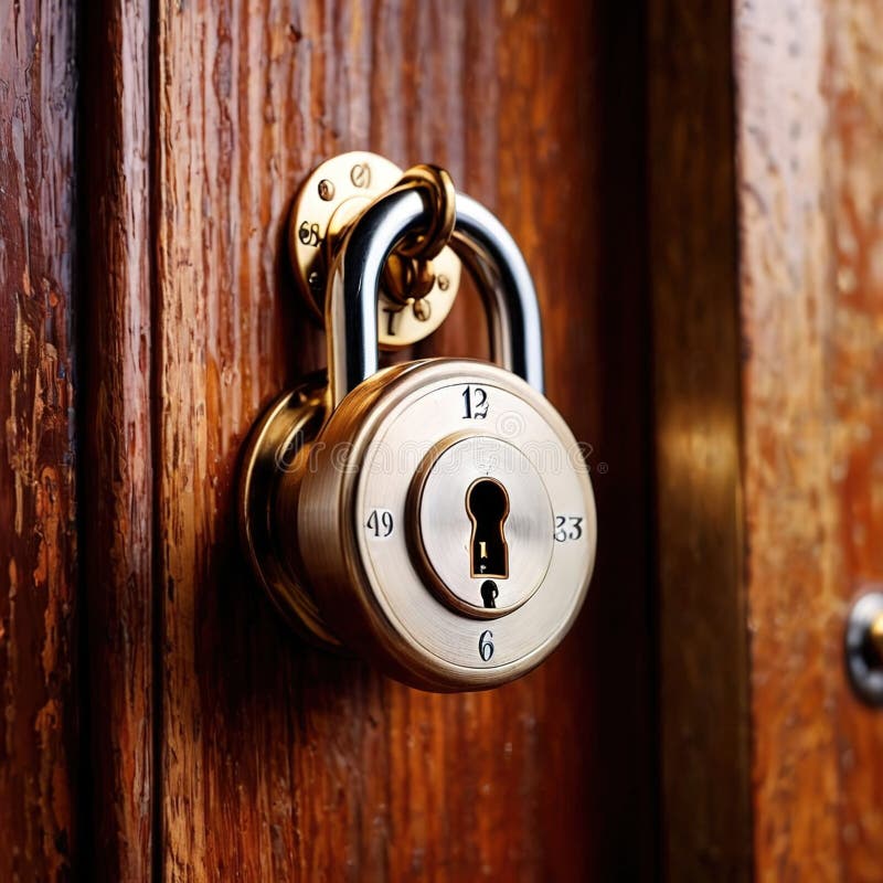 Lock , Mechanical Security Device To Protect and Guard Stock ...