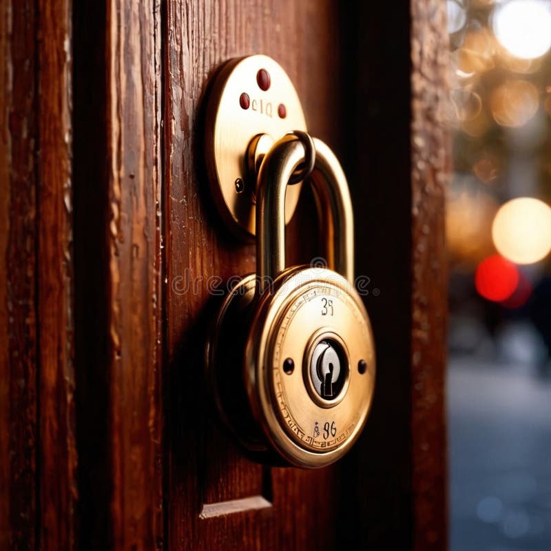 Lock , Mechanical Security Device To Protect and Guard Stock ...