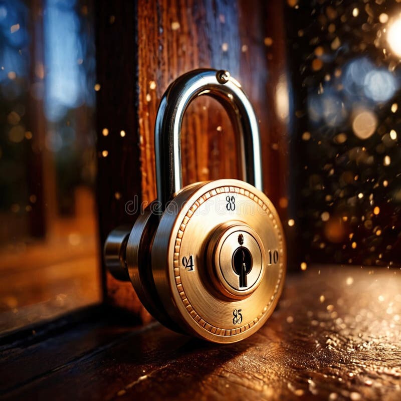 Lock , Mechanical Security Device To Protect and Guard Stock ...