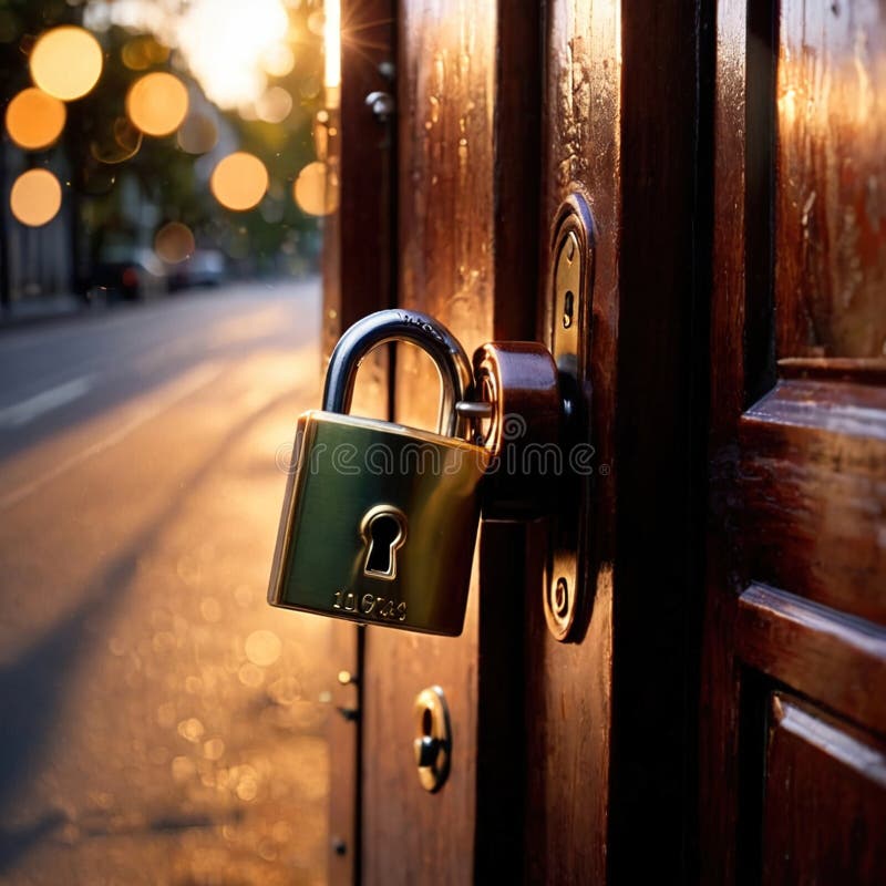 Lock , Mechanical Security Device To Protect and Guard Stock ...