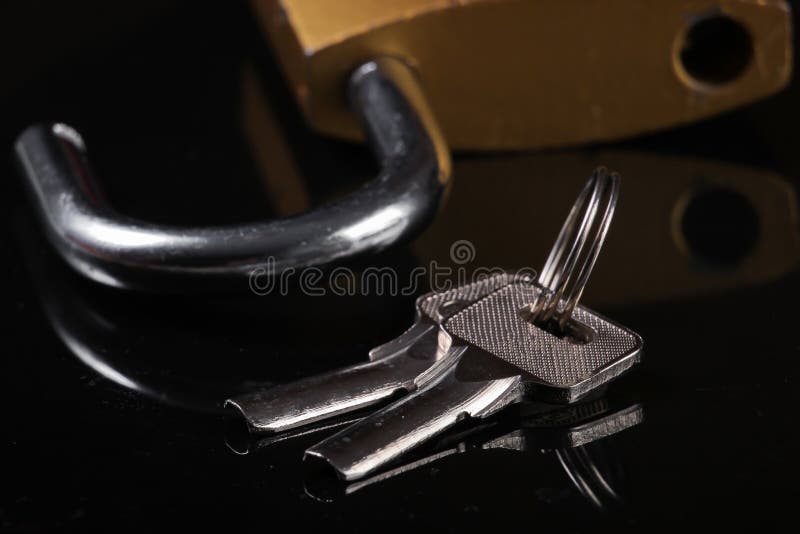 Lock stock photo. Image of security, steel, texture - 236371566