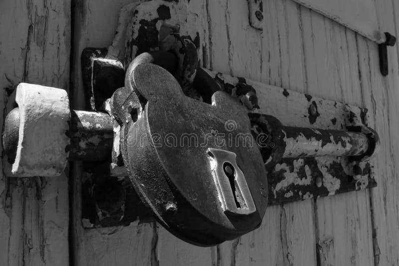 Prison lock stock photo. Image of prison, chains, capture - 6572462