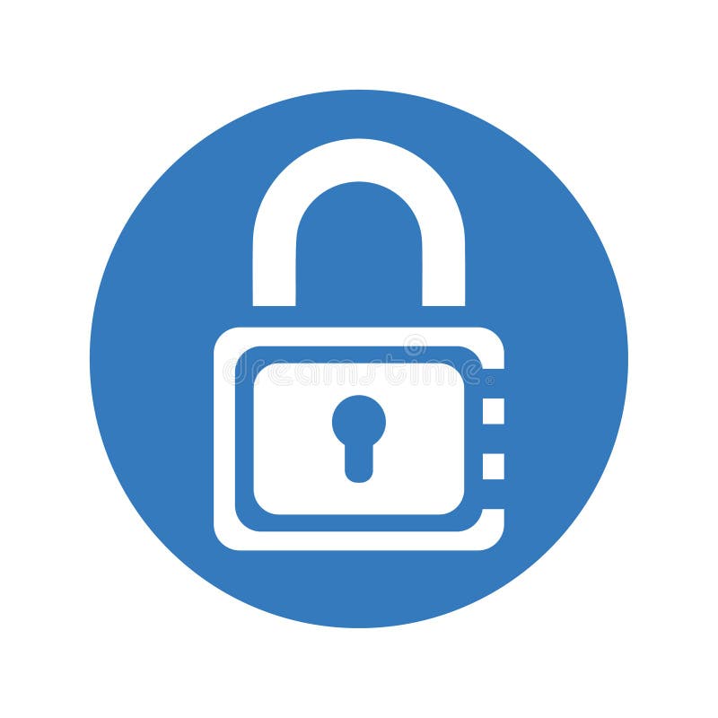 Lock, Padlock, Password, Security Icon Stock Illustration ...