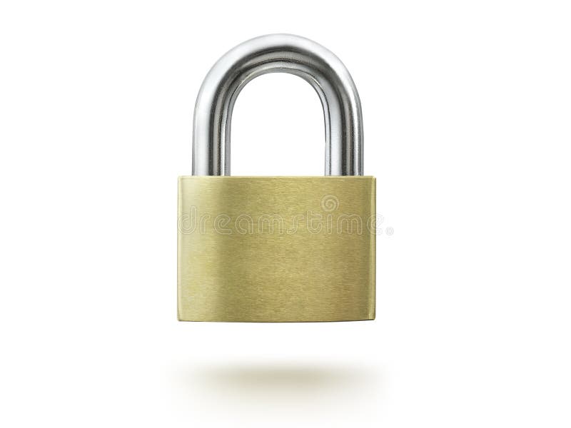 Lock on white background stock photo. Image of isolated - 139056062