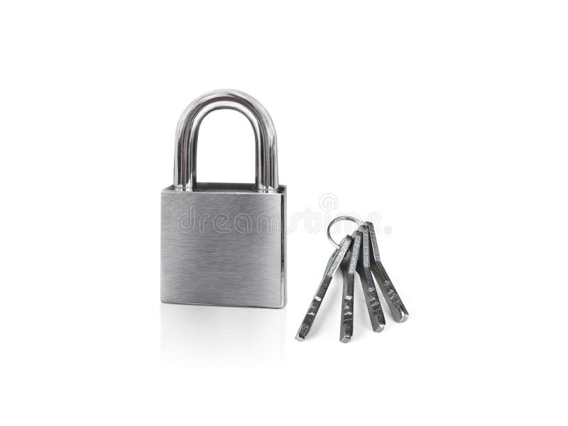 Lock on white background stock photo. Image of isolated - 139056062