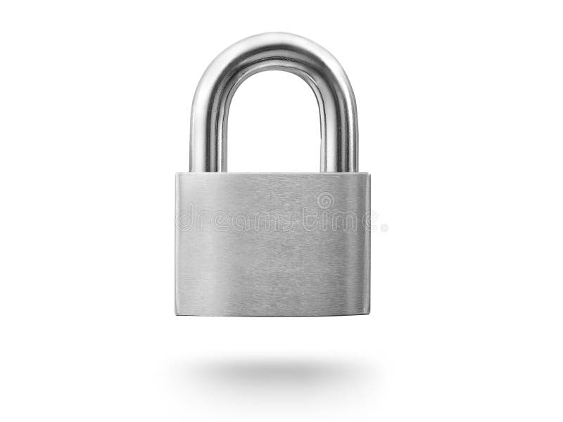 Lock on white background stock photo. Image of isolated - 139056062