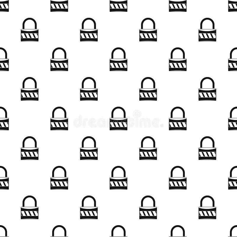 Lock Pattern Seamless Vector Stock Vector - Illustration of rusted ...