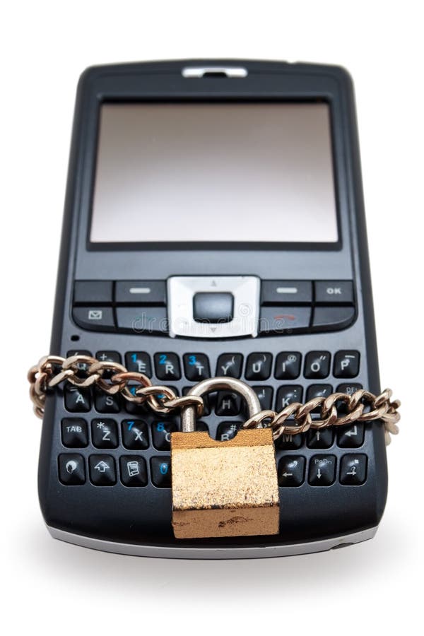 Lock phone stock image. Image of network, mobile, code - 11537229