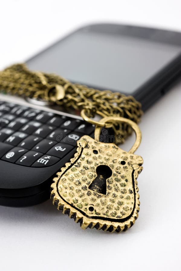 Lock phone stock photo. Image of closed, phone, connection - 16327340
